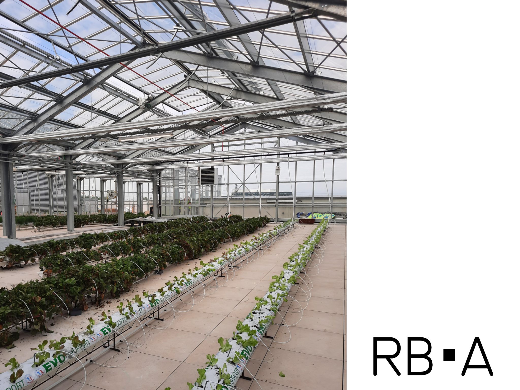 Heat Recovery System Powers Rooftop Greenhouses On Paris Datacentre Architecture Practice In