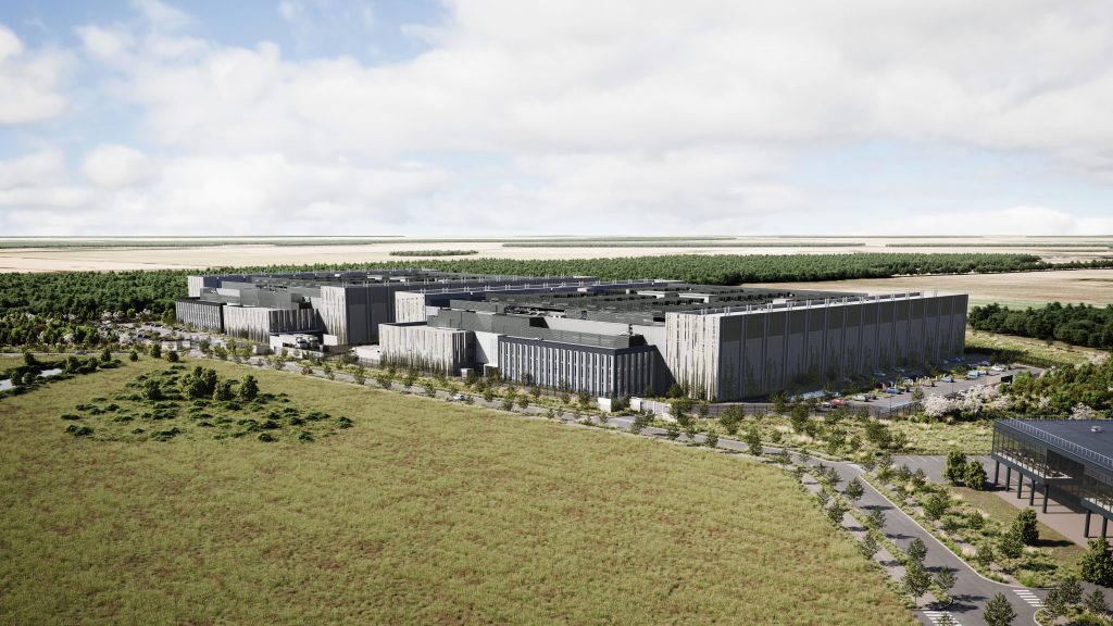 76.8 MW Data Centre project, Paris region - Architecture practice in ...